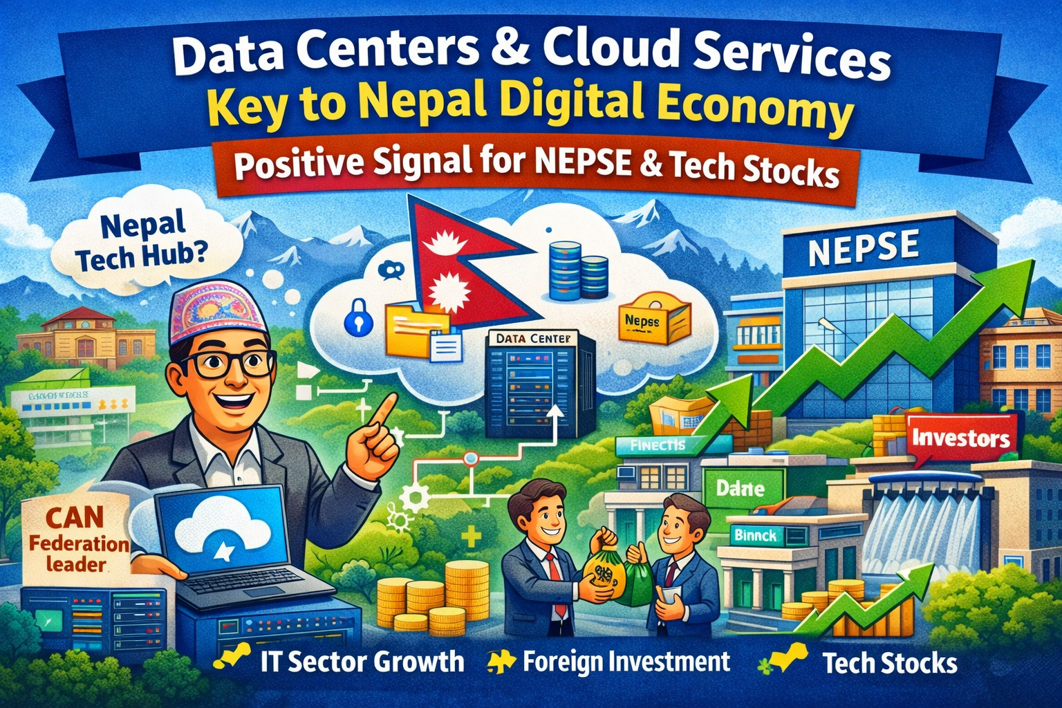 Data Centers Power Nepal Digital Economy – Meroshare
